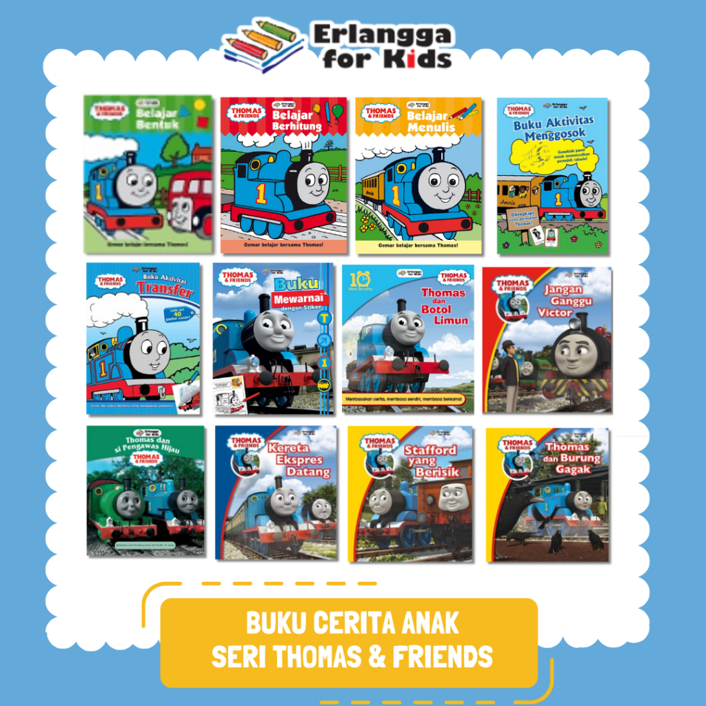 Jual Erlangga Official Sale Buku Anak Buku Cerita Anak Seri Thomas