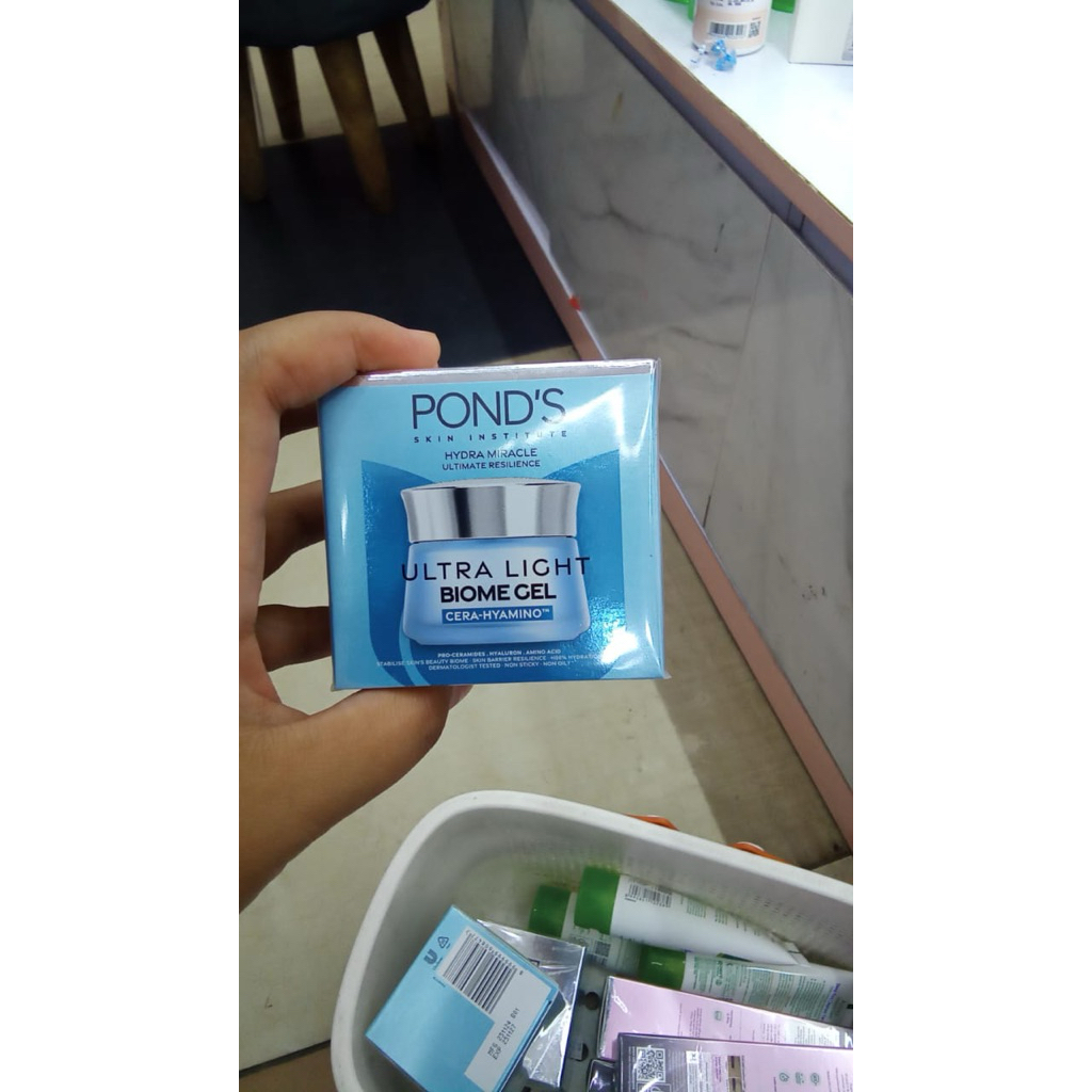 Jual PONDS - HYDRA MIRACLE ULTRA LIGHT BIOME GEL - HYDRATING ...
