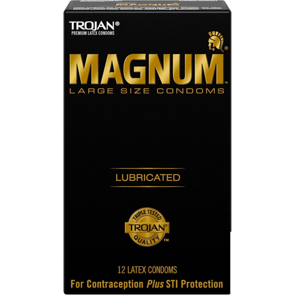 Jual 1 BOX ISI 12 Kondom Trojan Magnum Large Size Lubricated Condoms ...