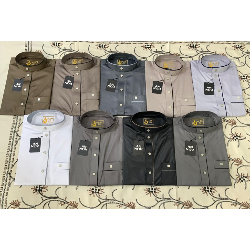 Jual BAJU KOKO ANNUN SAUDI LIS | Shopee Indonesia