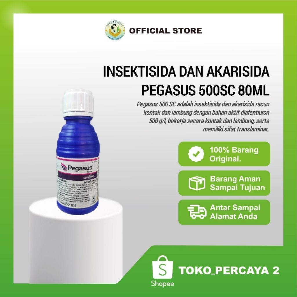 Jual INSEKTISIDA DAN AKARISIDA PEGASUS 500SC 80ML. | Shopee Indonesia