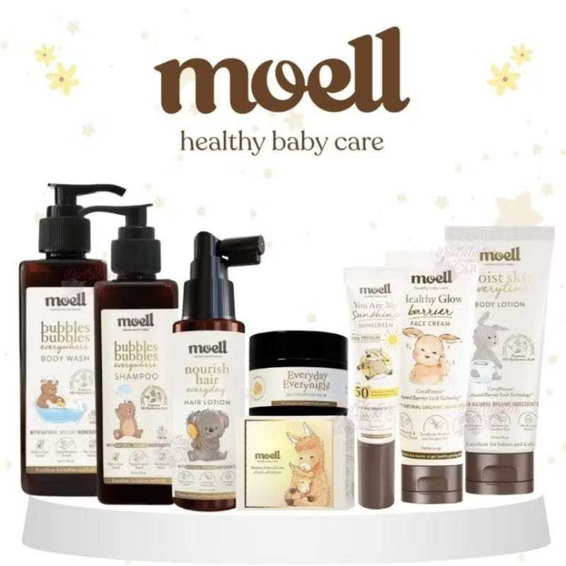 Jual Moell Hair Lotion | Moell Shampoo | Moell Body Wash | Moell Body ...