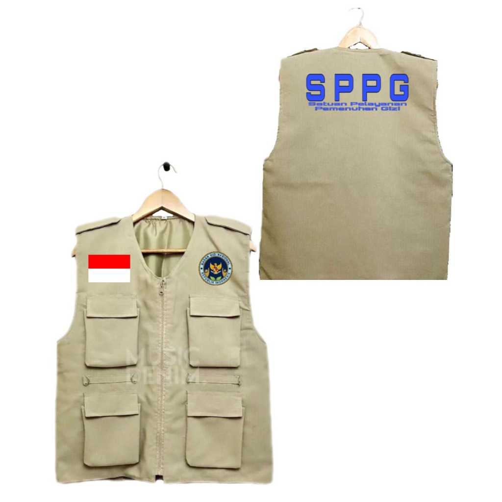 Jual Rompi Sablon Satuan Pelayanan Pemenuhan Gizi Rompi SPPG Unisex ...