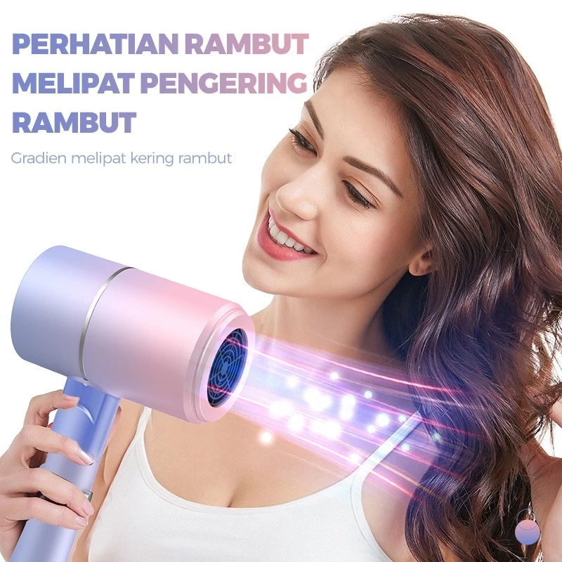 Jual Shenar Airy Hair Dryer Negative Ion Portable Hair Protection Quick ...