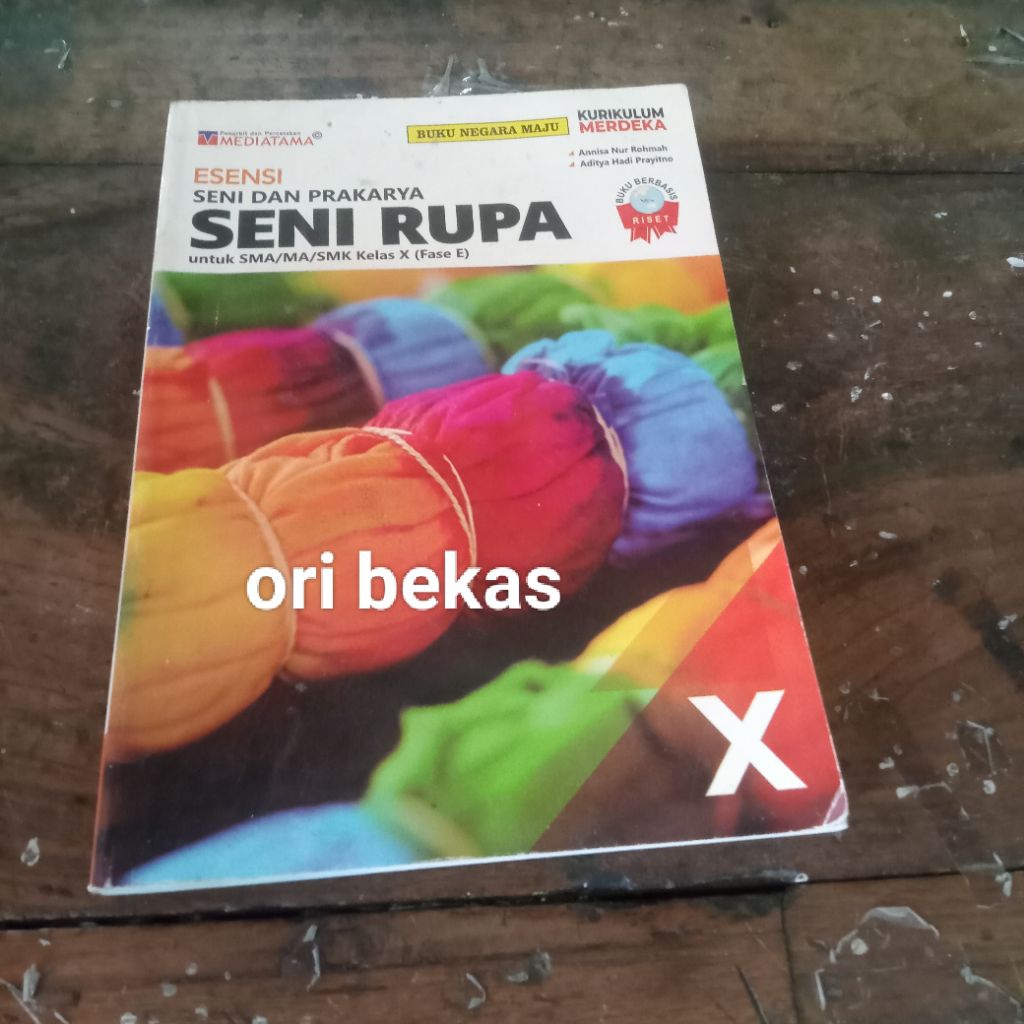 Jual Buku ESENSI SENI DAN PRAKARYA SENI RUPA kurikulum merdeka Untuk ...