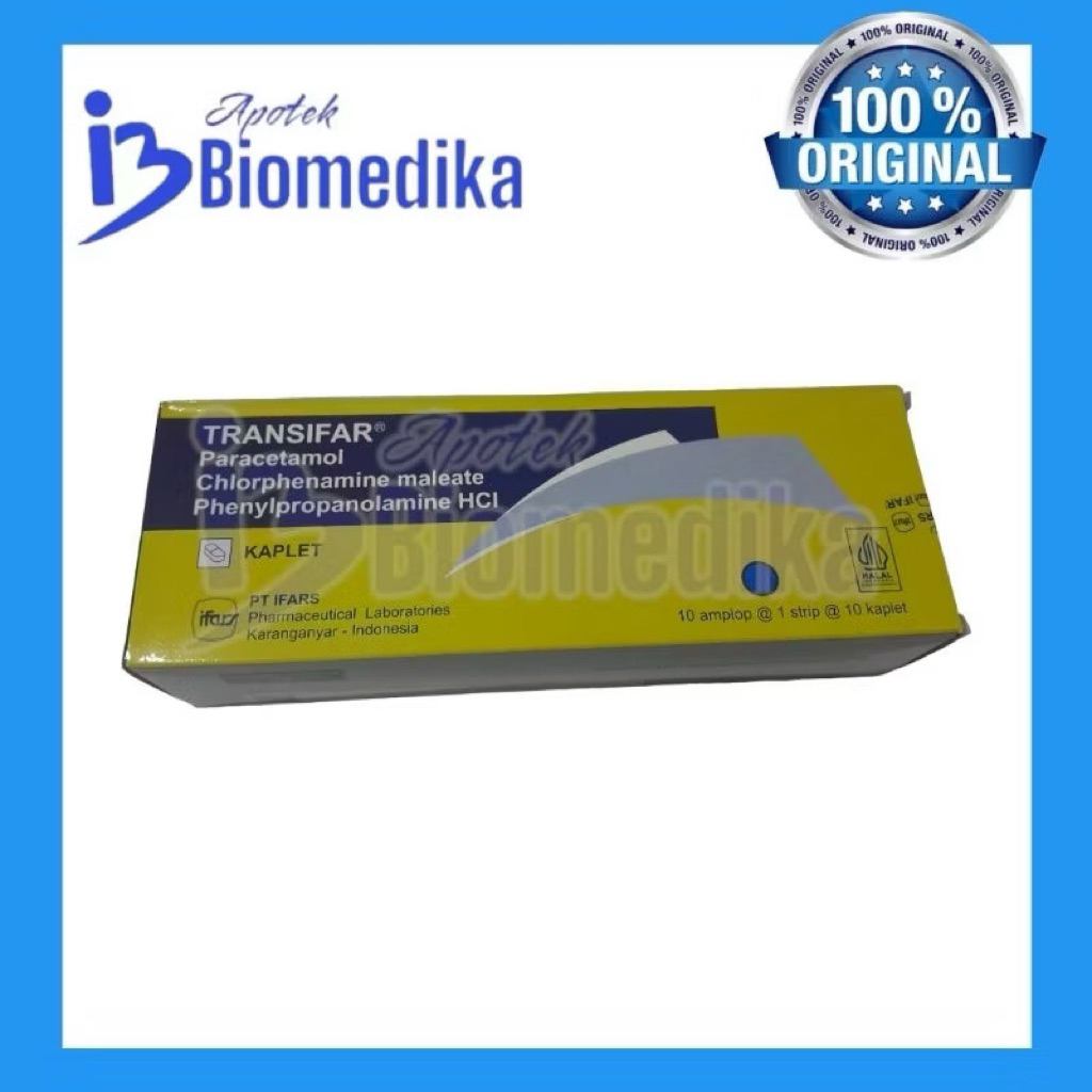 Jual Transifar 100 Tablet Obat Pilek Demam | Shopee Indonesia