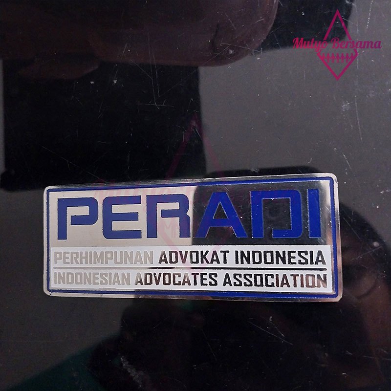 Jual Plat Logo Peradi Plat PERADI Bahan Logam - Mulyo Bersama | Shopee ...