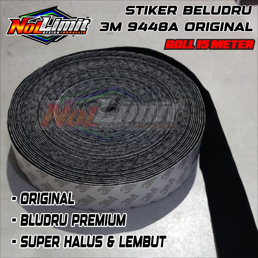 Jual Sticker Bludru / Beludru / Felt 3M Adhesive untuk Pelapis Rakel ...
