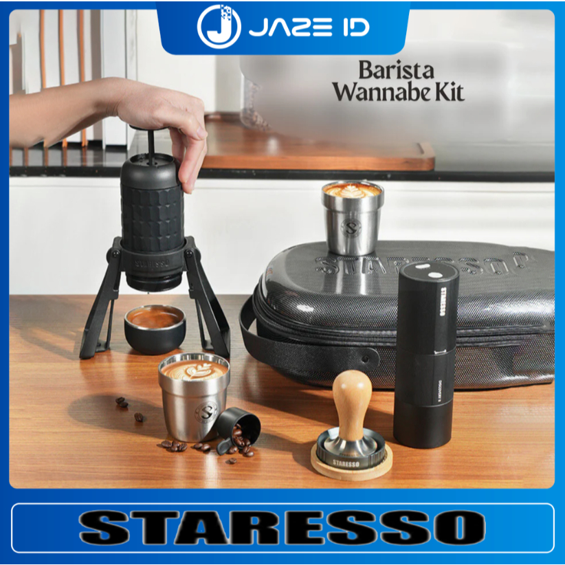 Jual Staresso Mirage SP300 Plus Combo Set Grinder D6E Elektrik Espresso ...
