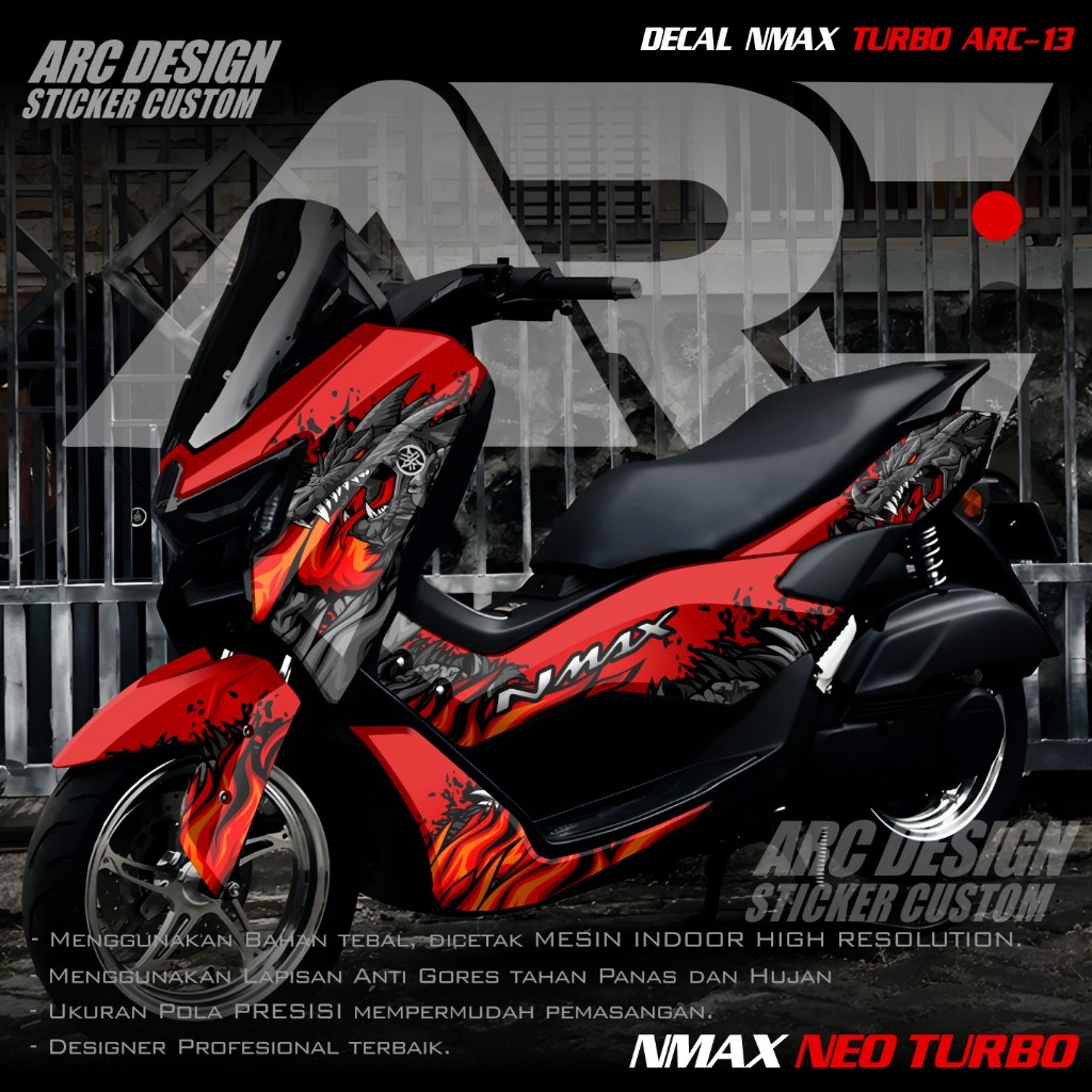 Jual (COD PROMO) TERBARU Decal Sticker Yamaha Nmax TURBO NEO 2024 2025 ...