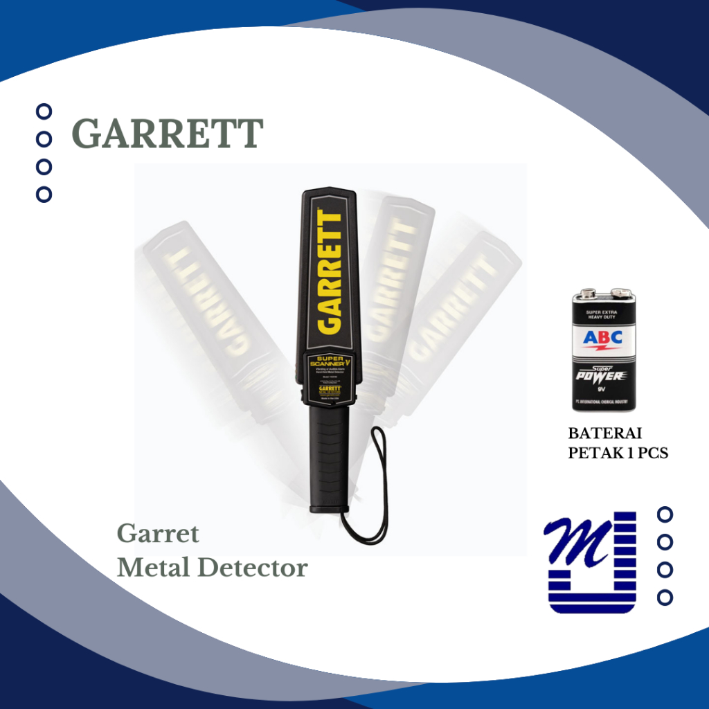 Jual GARRETT Scanner Metal Detector Peralatan Security untuk Keamanan ...