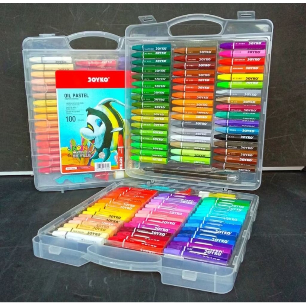 Jual JOYKO Oil Pastel / Krayon Minyak Joyko 100 Warna - JK OP-100S Non ...