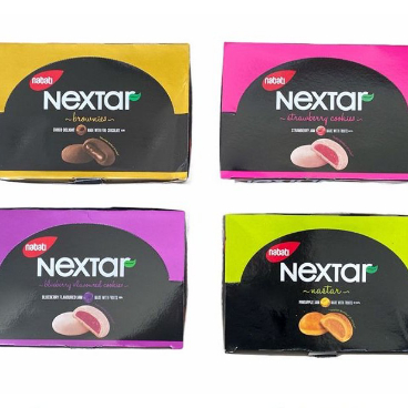 Jual NABATI NEXTAR CHOCO BROWNIES 12+1 PCS GRAM DUS BOX COKLAT COOKIES ...