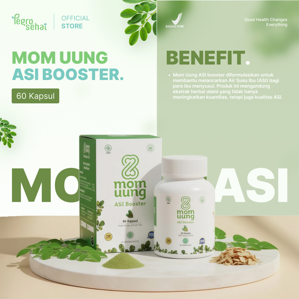 Jual Mom Uung ASI Booster 30 dan 60 Kapsul Fenugreek Free / Pelancar ...