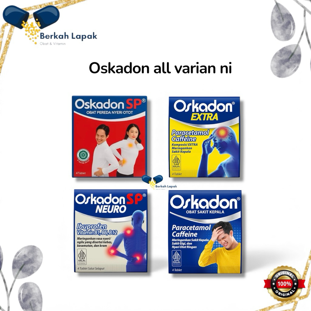 Jual Oskadon – All Varian – Oskadon/ Oskadon SP Nyeri Otot/ Oskadon SP ...