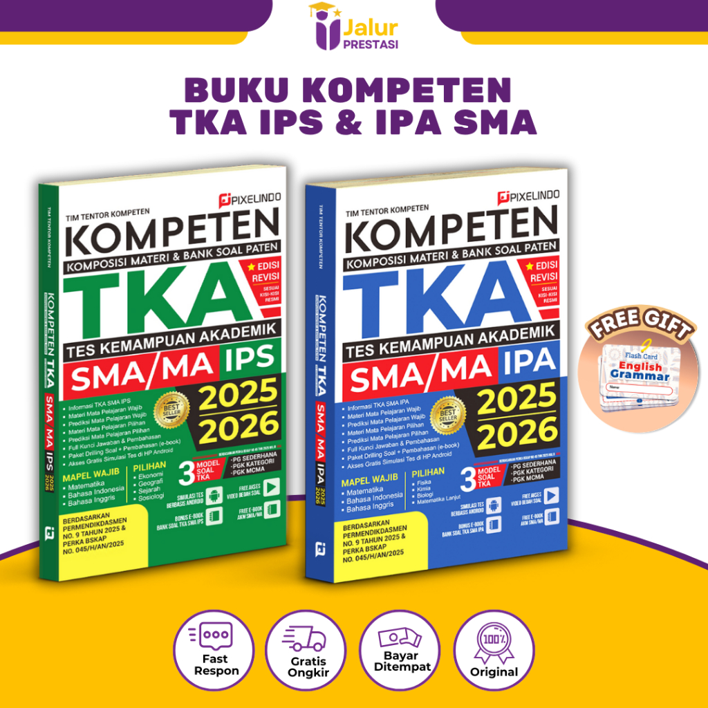 Jual Buku Kompeten Tes Kemampuan Akademik TKA IPA DAN IPS SMA / MA ...