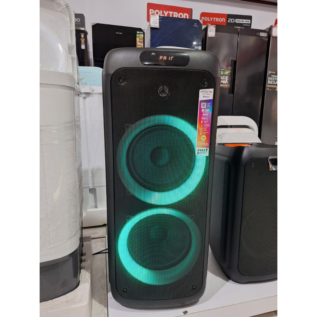 Jual Polytron Party Speaker Bluetooth Karaoke Portable Wireless PPS ...