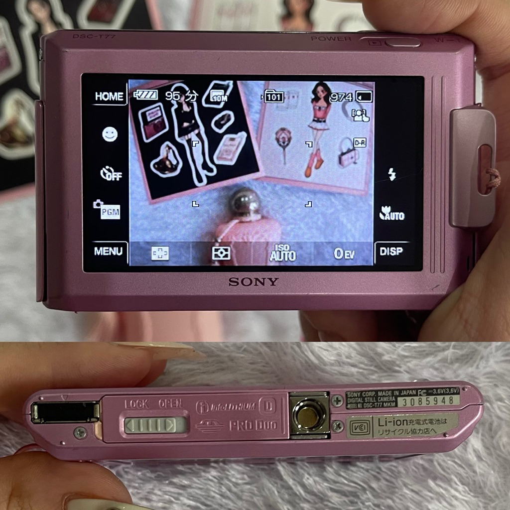 Jual sony cybershot t77 digicam lisa blackpink sliding touchscreen ...