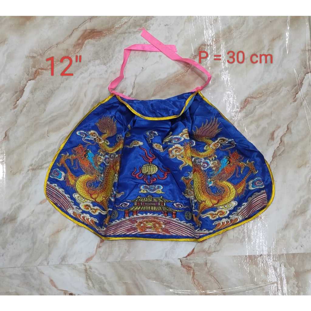 Jual Jubah Rupang / Baju patung Warna Biru - Naga - 12 Inch - (m ...