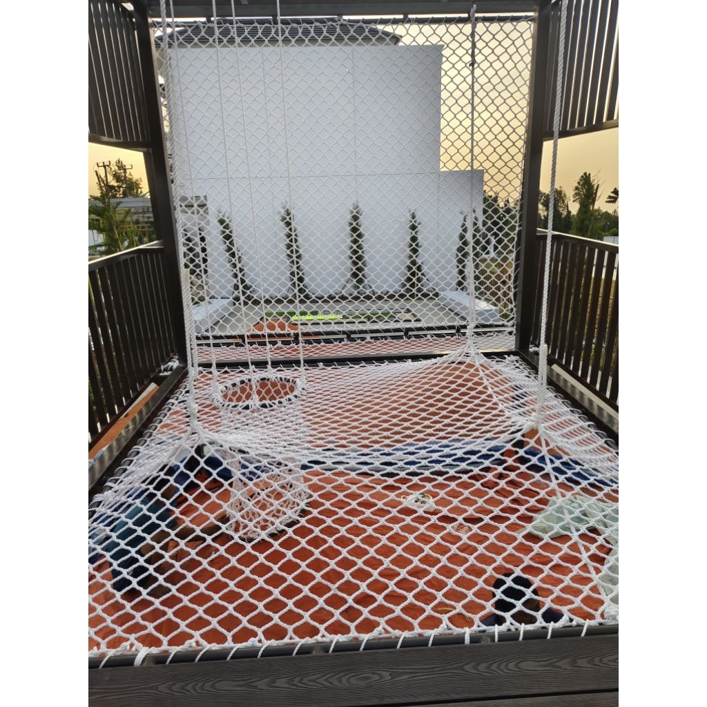 Jual jaring playground/jaring outbound nilon 12mm lubang 8cm | Shopee ...