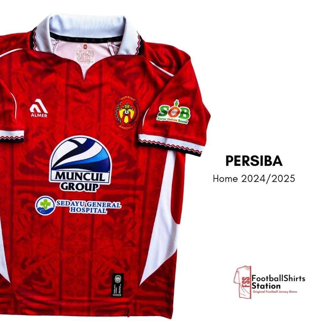 Jual Jersey Persiba Bantul Home 2024/2025 Supporter Version Size L ...