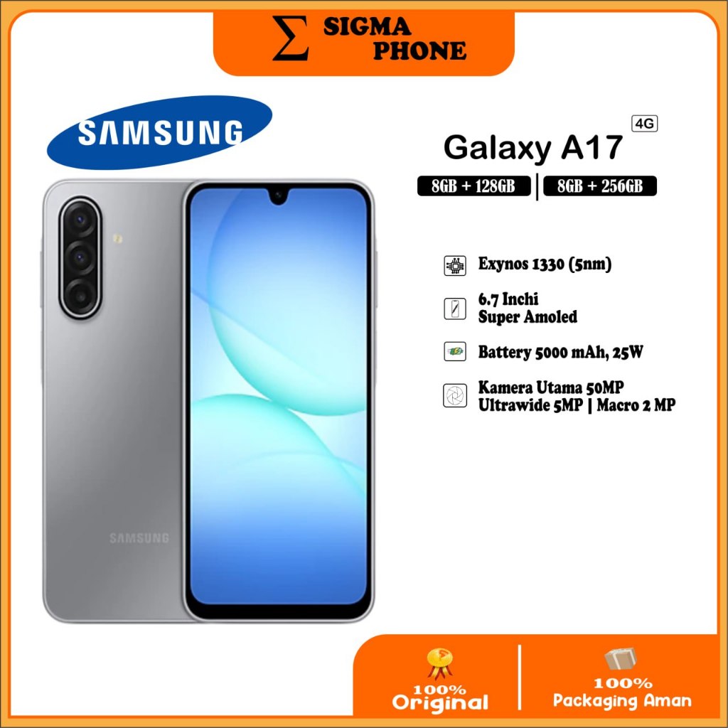Jual Samsung Galaxy A17 4G 8GB+128GB/8GB+256GB LCD Super AMOLED ...
