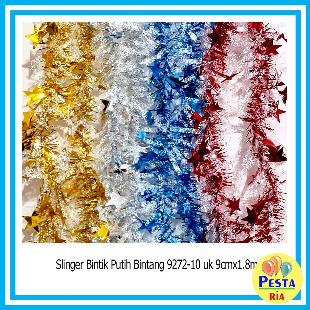 Jual Murah!! (1Pcs) Slinger Bintik Putih Bintang Uk 9cmX1,8m, slinger ...