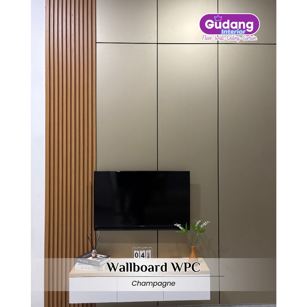 Jual Wallboard WPC Motif Kayu | Fabric | Marmer Panel Dinding tebal 2 ...