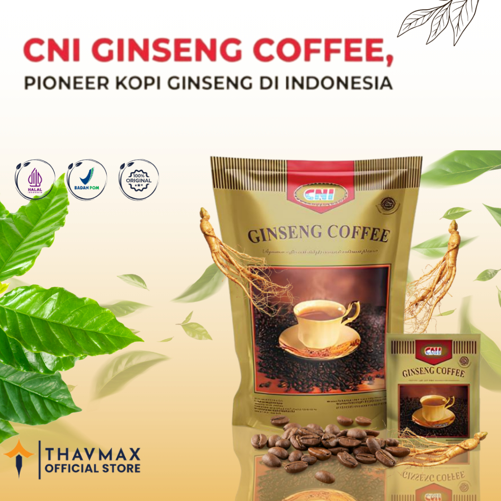 Jual CNI Ginseng Coffee isi 20 Sachet Perpaduan Kopi Arabika, Robusta ...