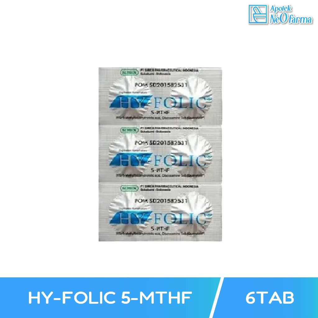 Jual HY-FOLIC 5-MTHF ASAM FOLAT AKTIF ISI 30 TABLET PER BOX SUPLEMEN ...