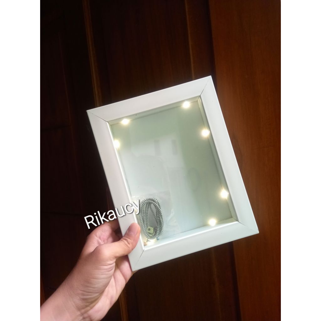 Jual Bingkai scrapbook 3d lampu (6R) uk. 15x20cm pigura mahar murah ...