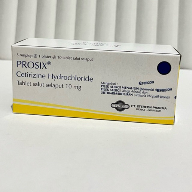 Jual Prosix 10mg 1box // pilek alergi dan biduran | Shopee Indonesia