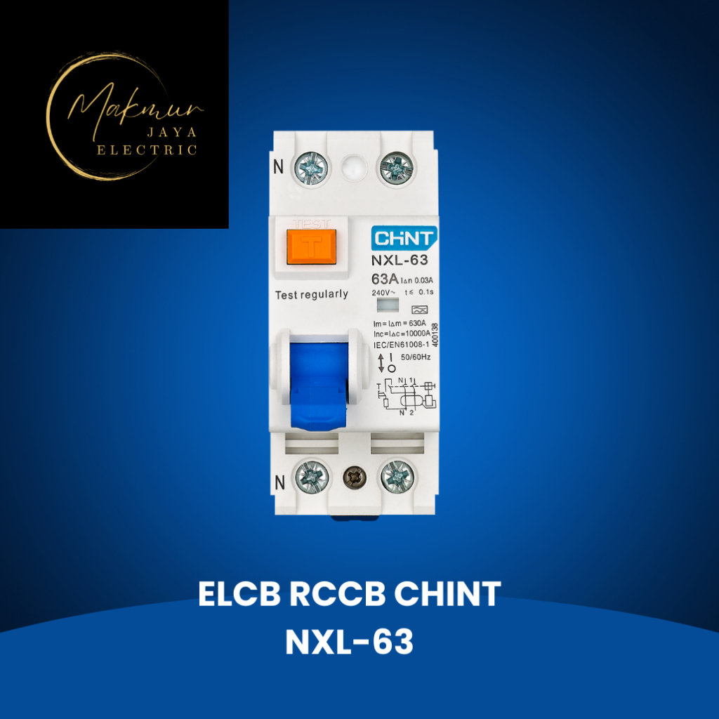 Jual ELCB RCCB CHINT NXL-63 2P 1P+N 30mA 16A 25A 32A 40A 63A Circuit ...