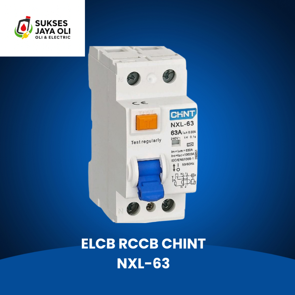 Jual ELCB RCCB CHINT NXL-63 2P 1P+N 30mA 16A 25A 32A 40A 63A | RCCB ...