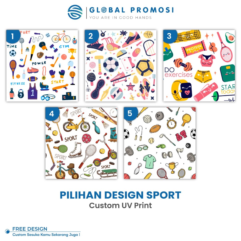 Jual Pilihan Desain Tema Sport / Olahraga Untuk Custom MUG Dan Tumbler ...