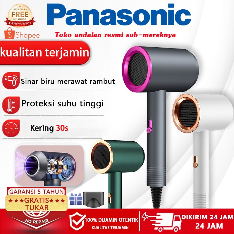 Jual Blower Rambut Profesional Cepat Kering Teknologi Ion Negatif Anti ...