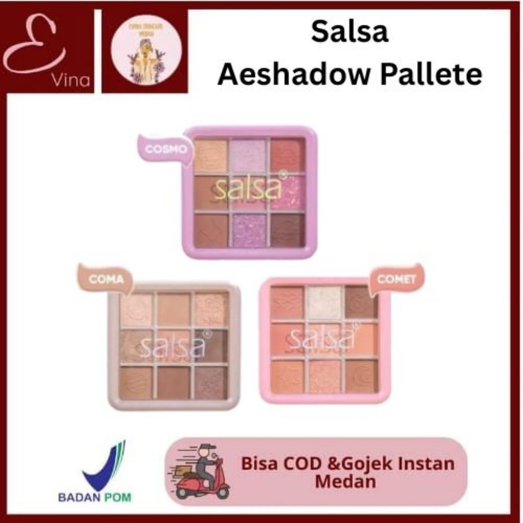Jual SALSA Galaxy Eyeshadow Pallete | Ready Gojek Instan Medan | Shopee ...