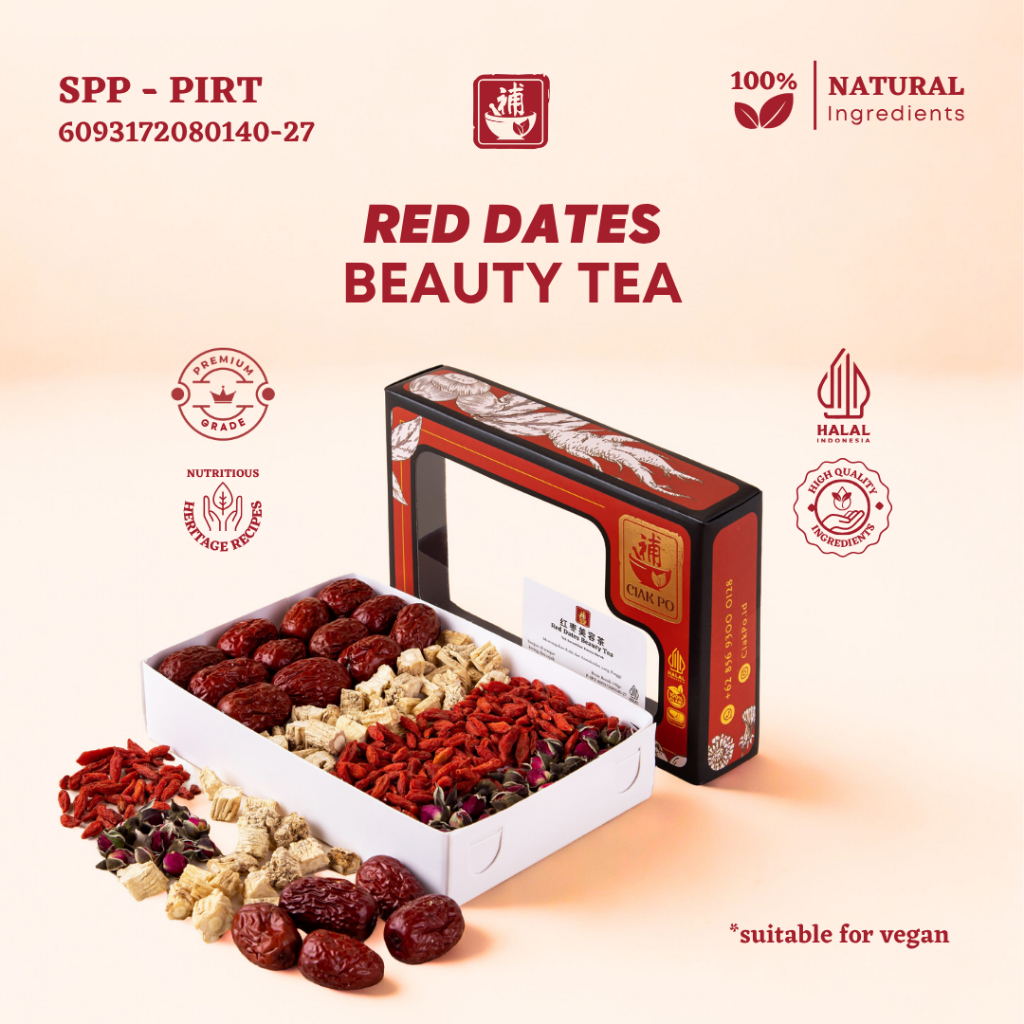 Jual Ciak Po - Ciakpo Red Dates Beauty Tea (5 Days Package) | Shopee ...