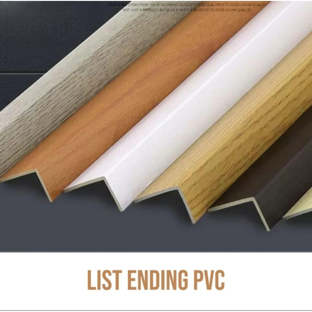 Jual Laiv Lis Ending List Siku L PVC Step Nosing Lantai Tangga Vinyl ...
