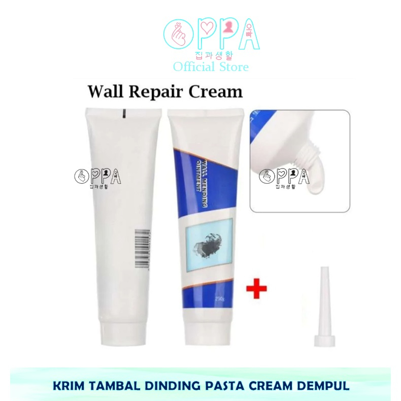 Jual OPPA - KRIM TAMBAL DINDING PASTA CREAM DEMPUL WALL REPAIR TEMBOK ...
