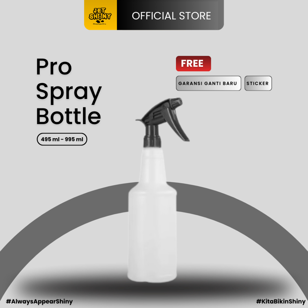 Jual Pro Bottle Detailing - Jet Shiny | Dispenser Bottle Trigger Spray ...