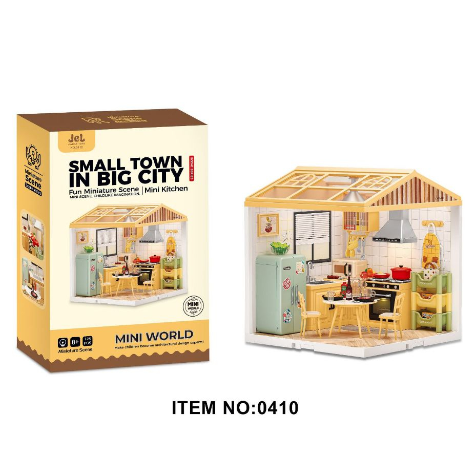 Jual MAINAN DIY ROOM MINIATUR RUMAH BONEKA MINIATURE DOLLHOUSE SCENE ...