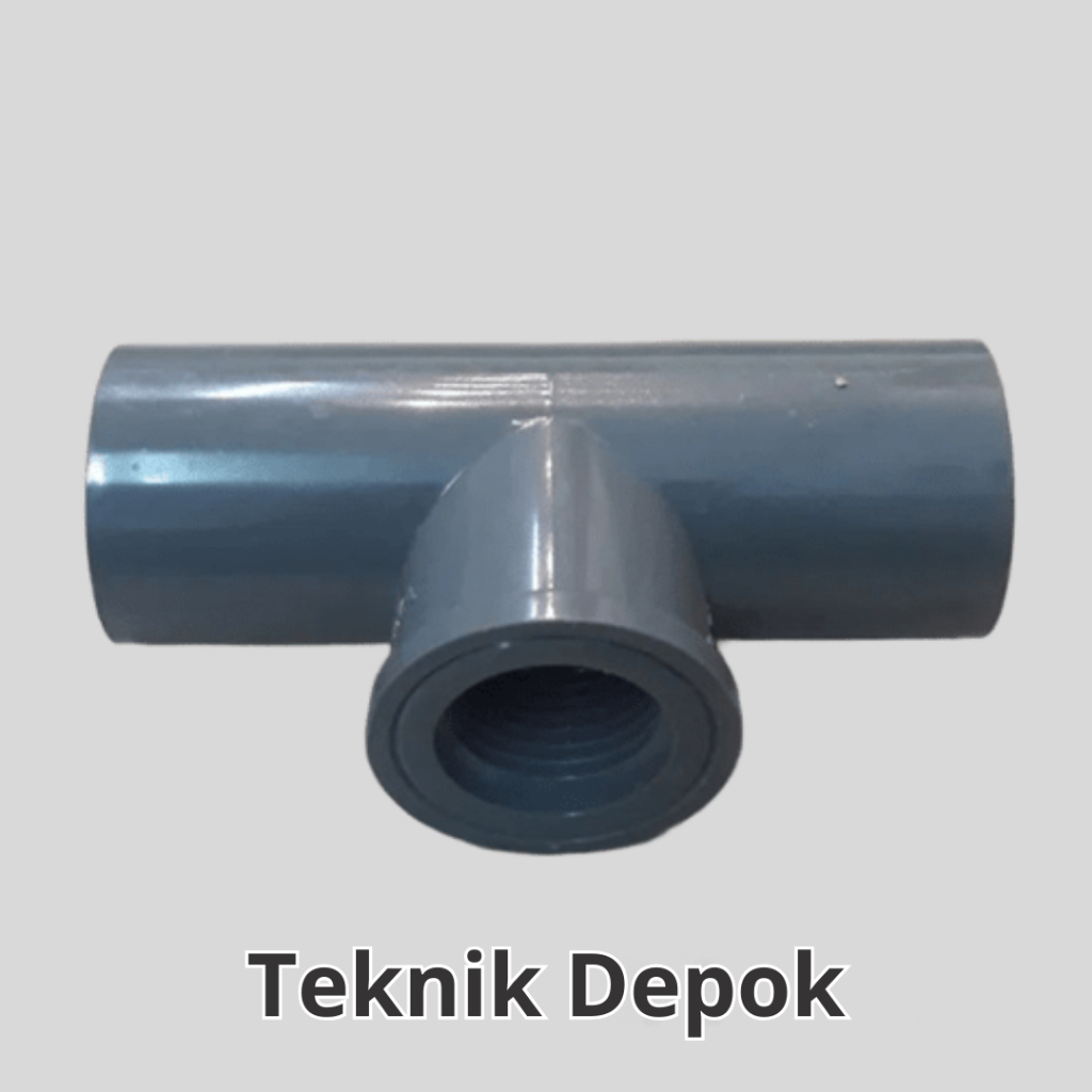 Jual Tee Drat Dalam 3/4 Inch AW Rucika Faucet Tee 0.75 Inch PVC ...