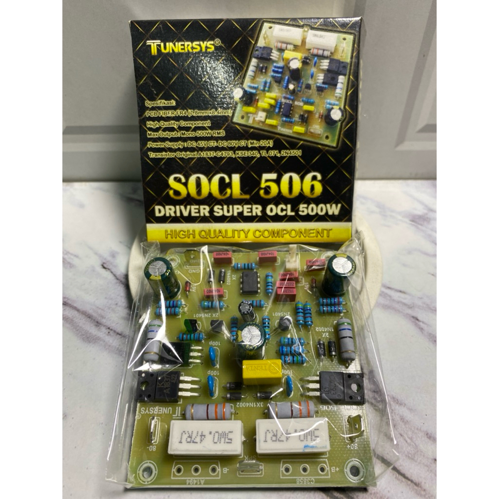 Jual Driver Power Amplifier SOCL 506 PCB Fiber By Tunersys | Shopee ...