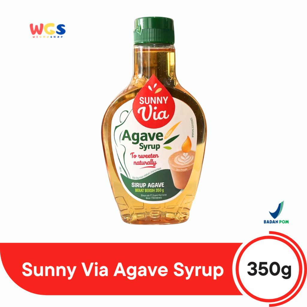 Jual Sunny Via Agave Syrup 350g – Pemanis Alami Sehat dari 100% Sirup ...