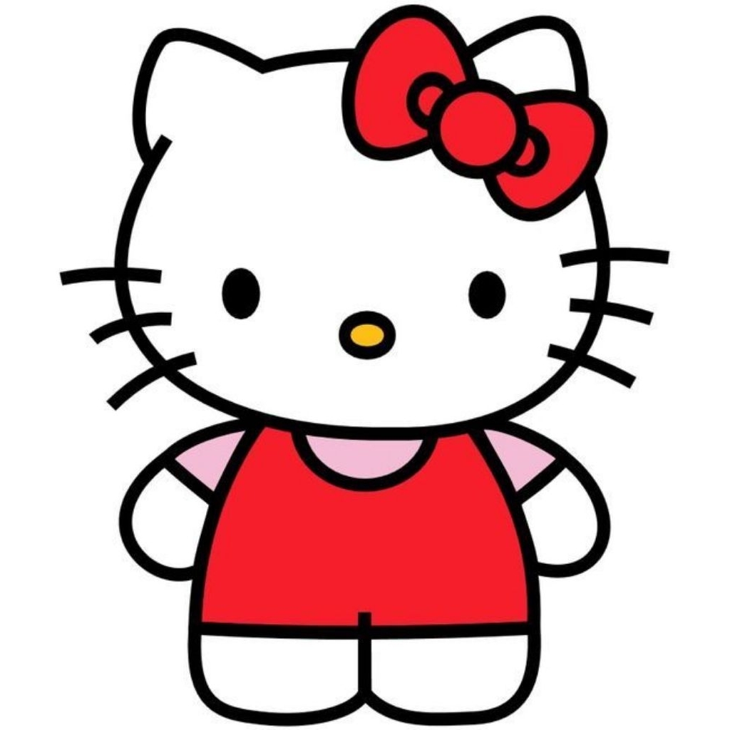 Jual Stiker hello kitty lucu uk 15 x 20 cm bahan vinyl anti air sudah ...