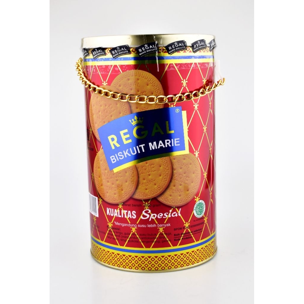 Jual REGAL Marie Special Biskuit [1 kg/ Kemasan Kaleng] / Biskuit ...