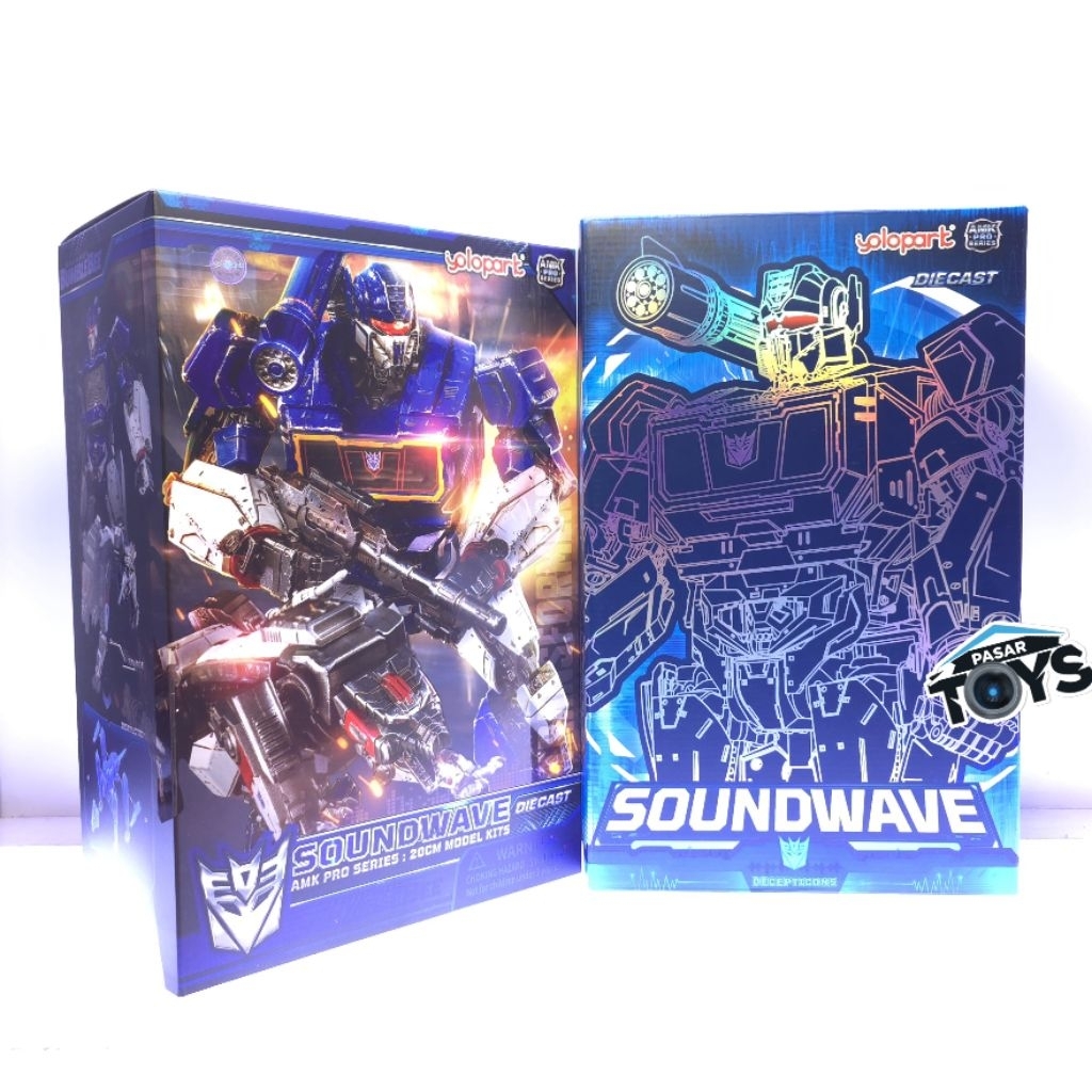 Jual Yolopark Transformers Bumblebee 20cm Soundwave Model Kit AMK PRO ...