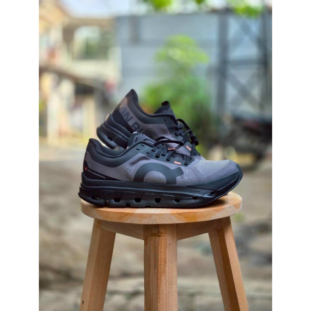 Jual Sepatu On Running Cloud Flow 5 Black Eclipse | Shopee Indonesia