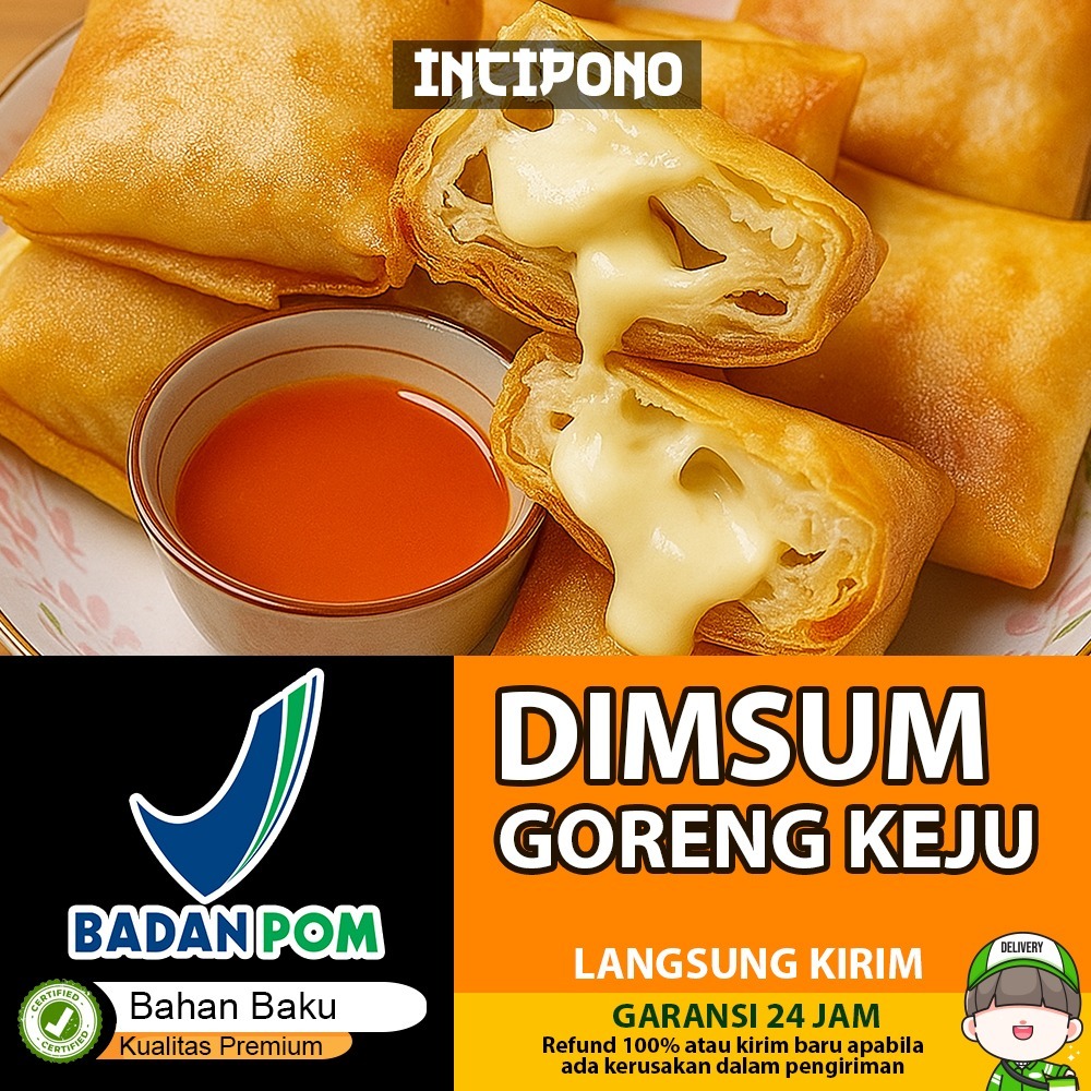Jual Incipono Dimsum Goreng Keju Frozen Food 1 Pack Isi 6 Pcs Kualitas ...